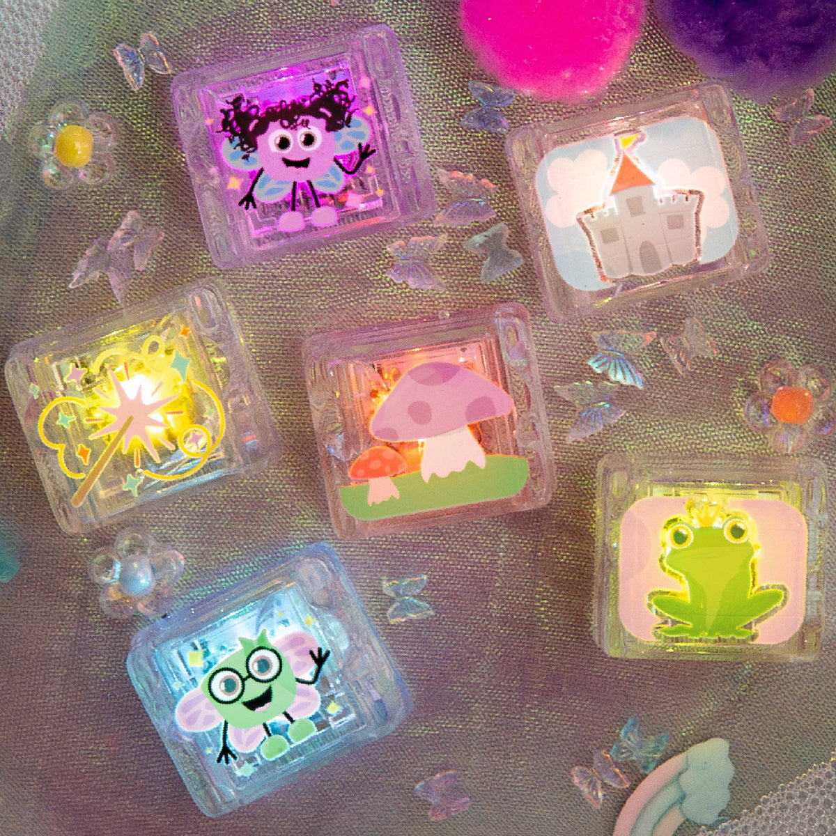 Fairy Light-Up Cubes 6-pack | Glo Pals – Anders nog iets?